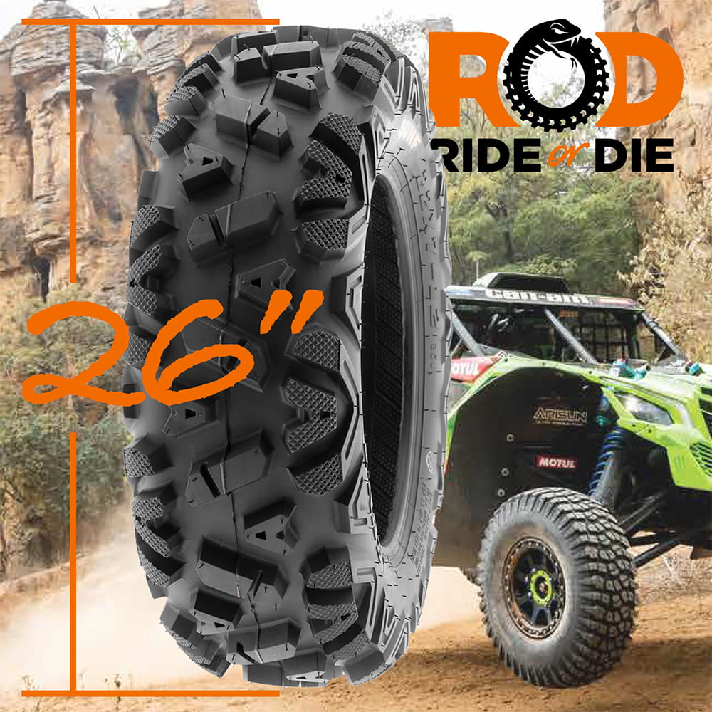 26x10-14 ATV/UTV Tires – Ride or Die Tire
